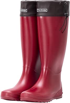 USOR Women's Packable Tall Rain Boots Ultra Lightweight Flat Wellies ...