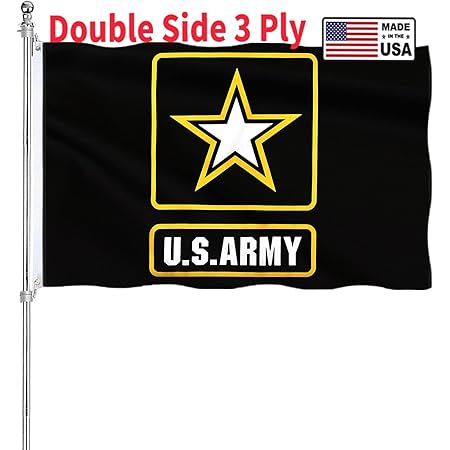 Amazon.com : US Army Military Flag 3x5 Double Sided Heavy Duty United ...