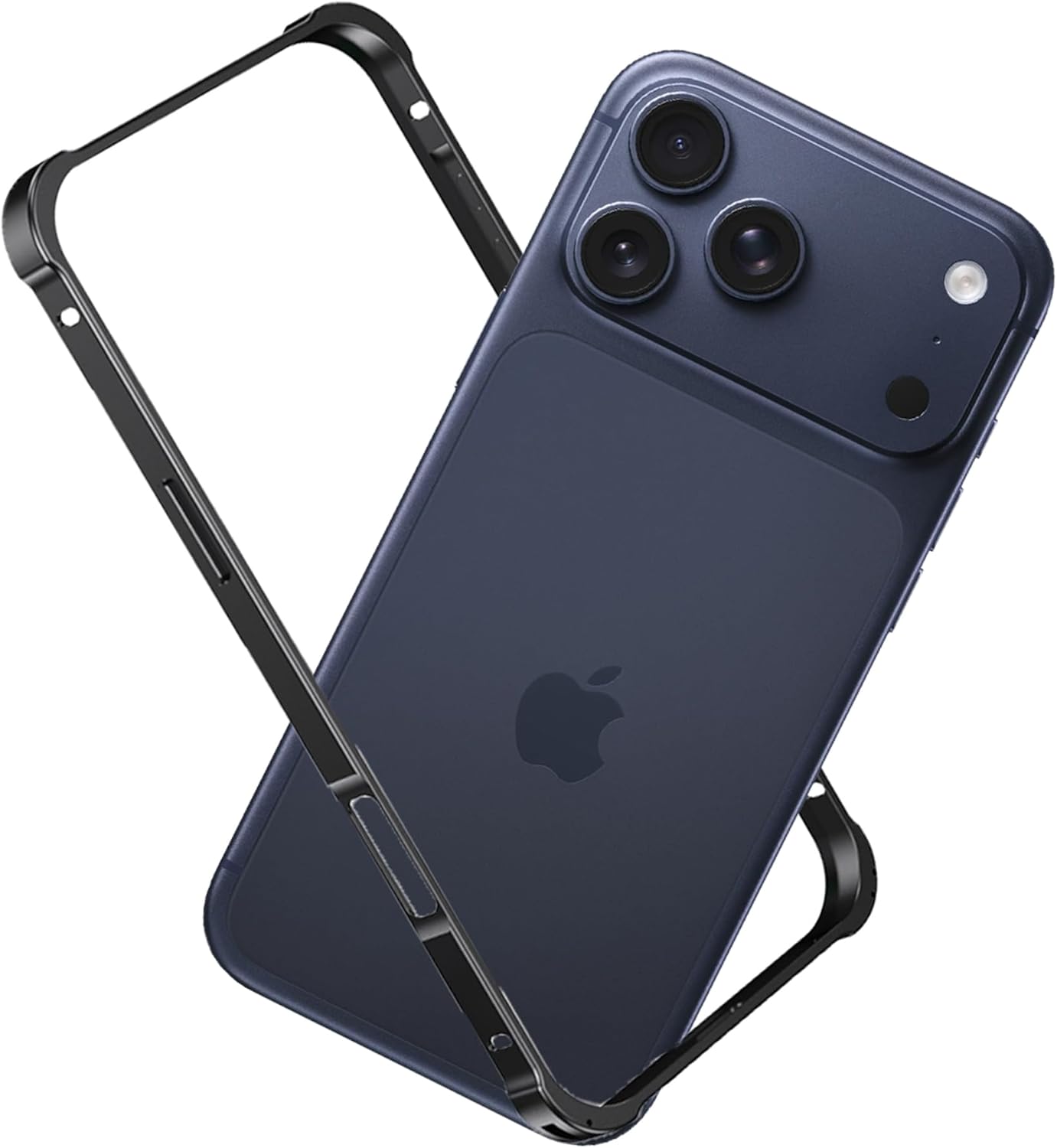 Amazon.com: for iPhone 17 Pro Max Bumper Case Metal - No Back Design ...