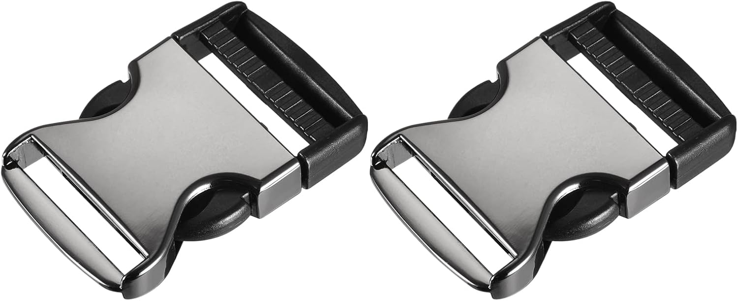 Amazon.com: uxcell Metal Side Release Buckles - No Sewing Clips Snaps ...