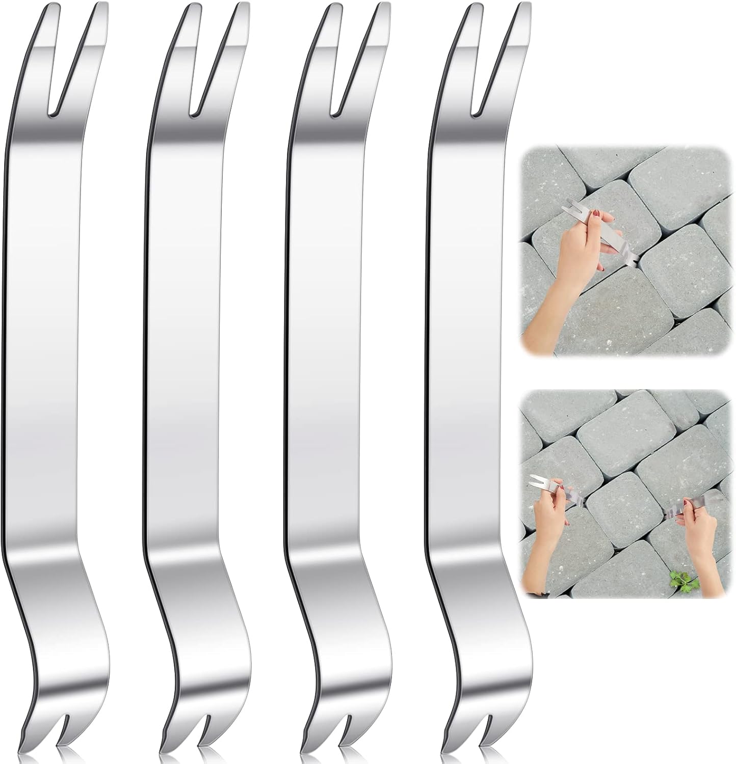 Amazon.com : 4 Pieces Paver Tool Stainless Steel Paver Extractor Tool ...