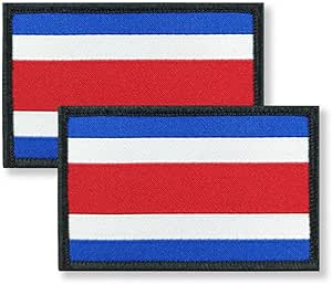 Amazon.com: Overdecor Costa Rica Rican Flag Patch Tactical Military Patches - Hook and Loop ...