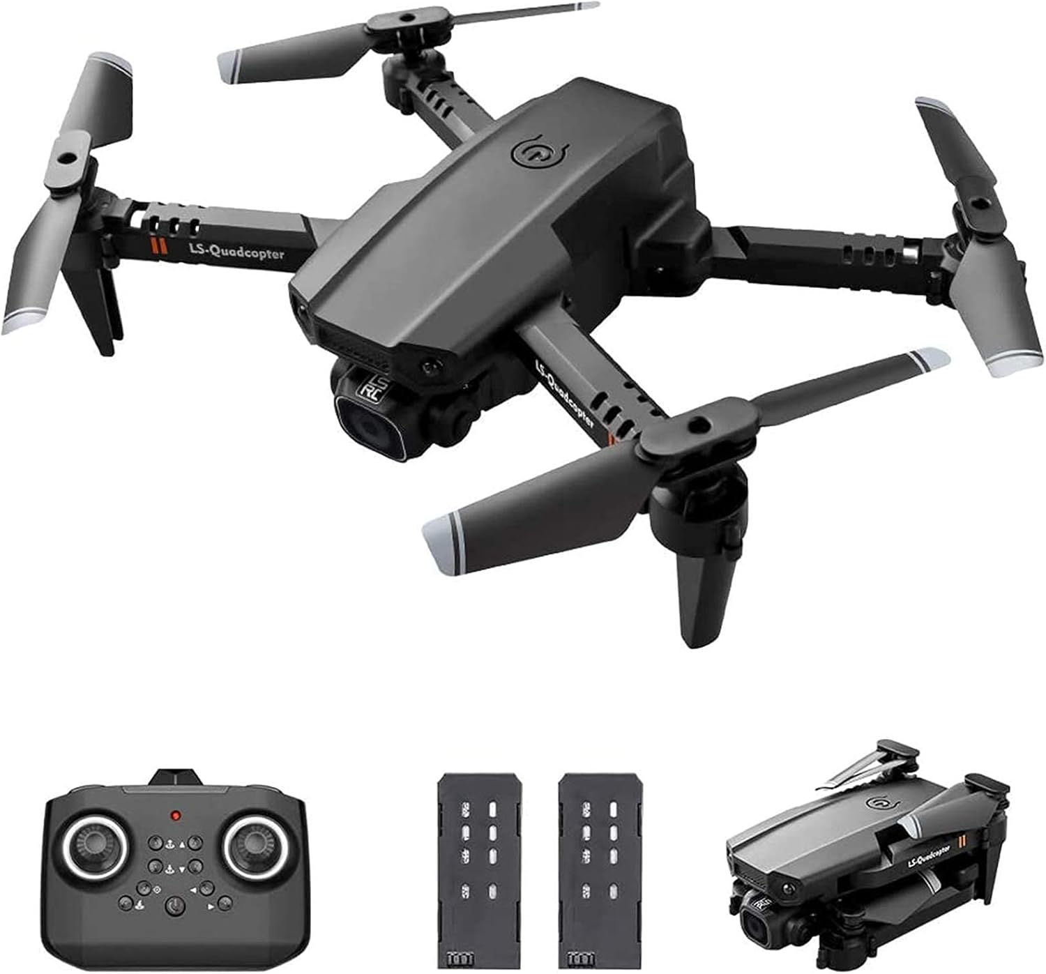 Drone Mini Drone 6-Axis Gyro 3D Flip Headless Mode Altitude Hold 12mins ...