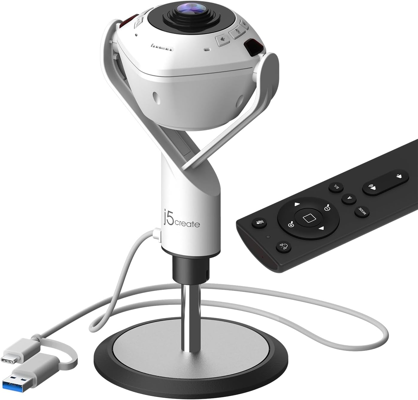 Amazon.com: IPEVO Totem 360, Panoramic 360-Degree Conference Camera ...