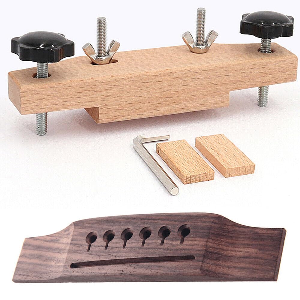 Amazon.com: DIY Guitar Bridge Clamp with Rosewood Bridge For Acoustic ...
