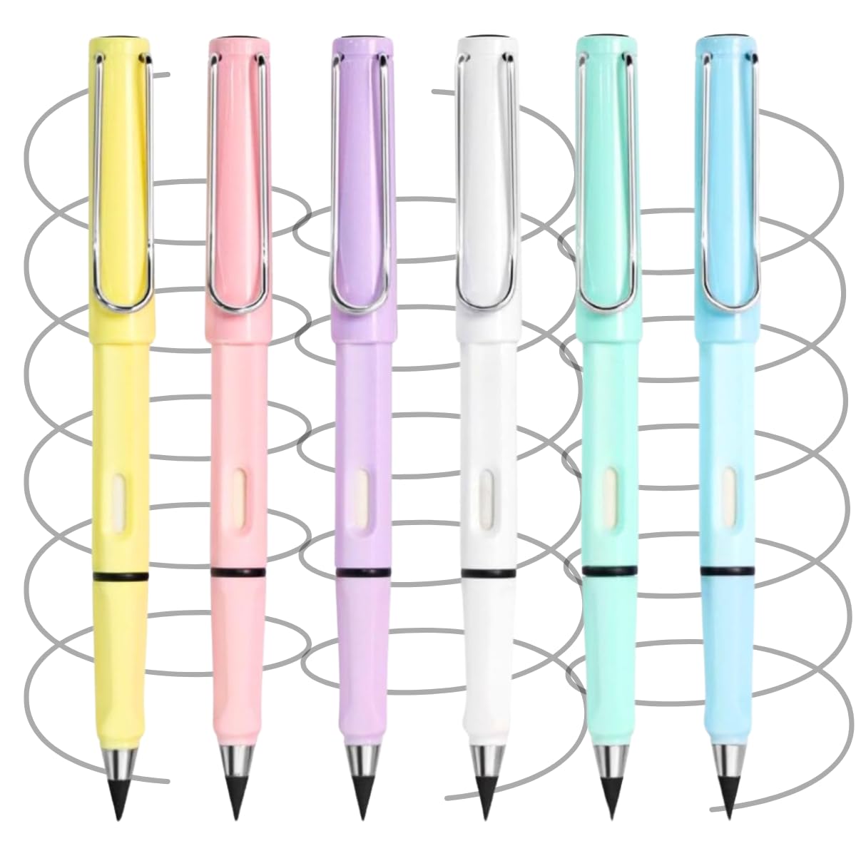 Lápis Infinito Durável Com Borracha Kit Com 6 Lapis Ponta | Amazon.com.br