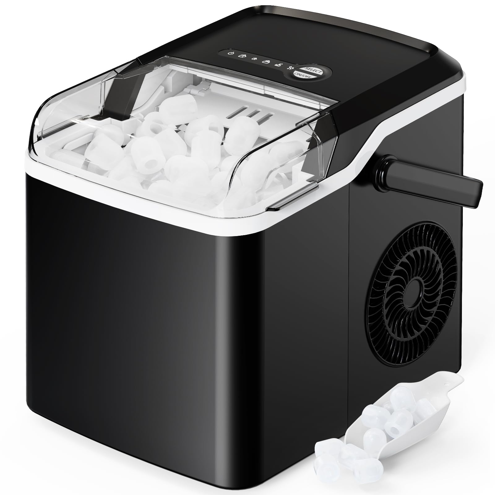 Amazon.com: Silonn Countertop Ice Maker - 9 Cubes Ready in 6 Mins ...