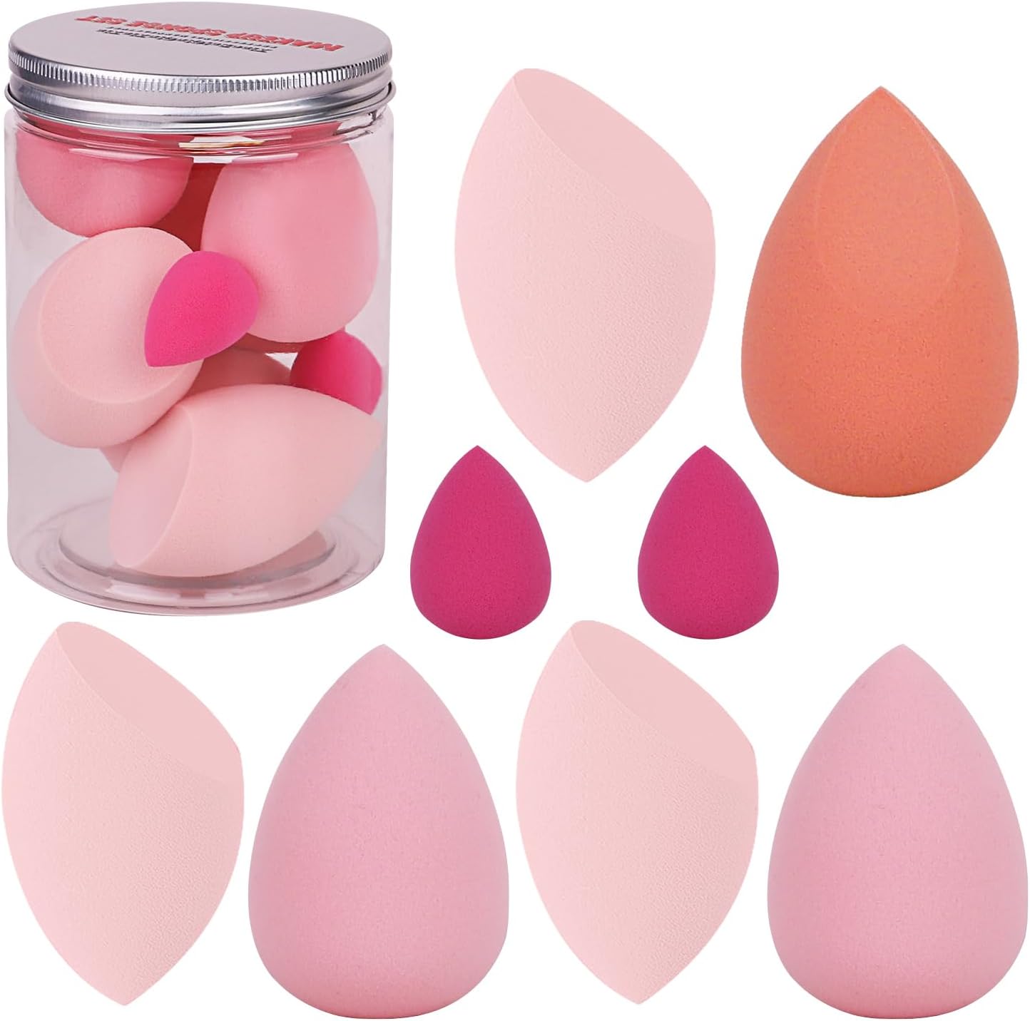 Amazon.com : Mocokkiti 4 Pcs Makeup Sponge Set Blender, Foundation ...