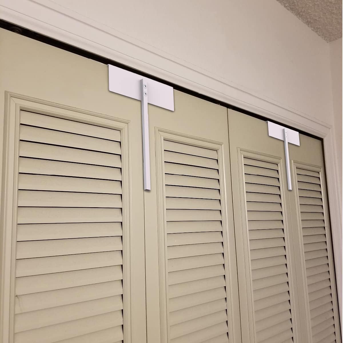 Amazon.com: BILLROAD Metal Bifold Door Lock - Double Door Child Safety ...