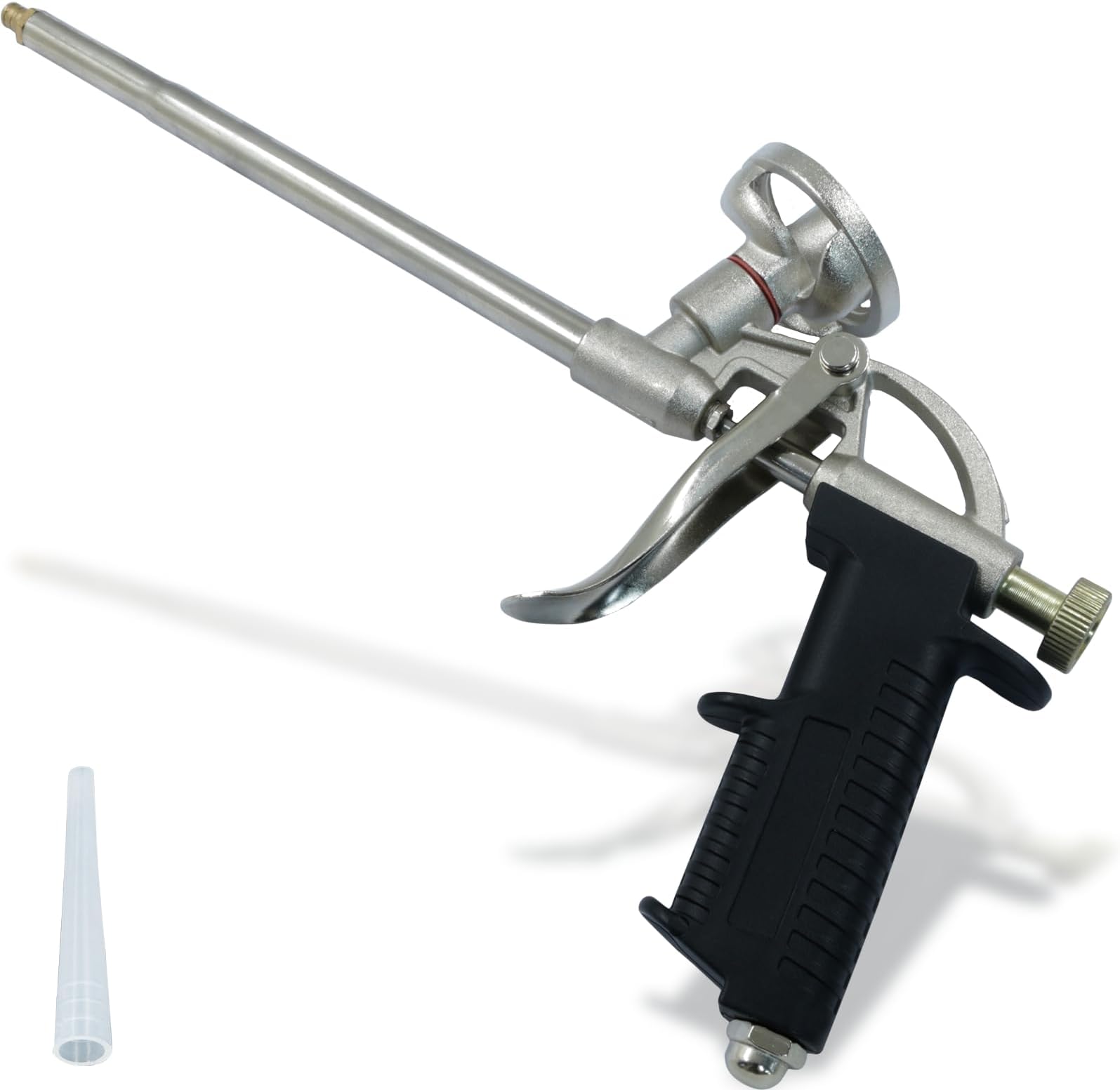 Hubaow Spray Foam Gun, No-Clean Hand Foam Caulking Gun, PU Expanding ...