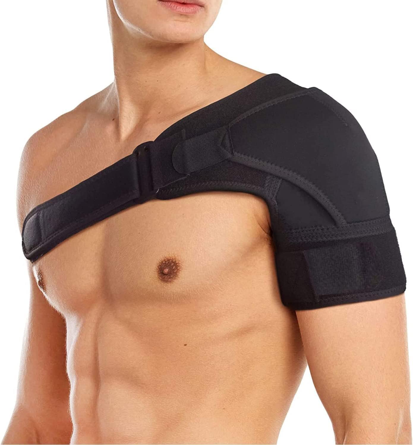 Flow fire Adjustable Shoulder Support Brace for Men and Women, Shoulder ...