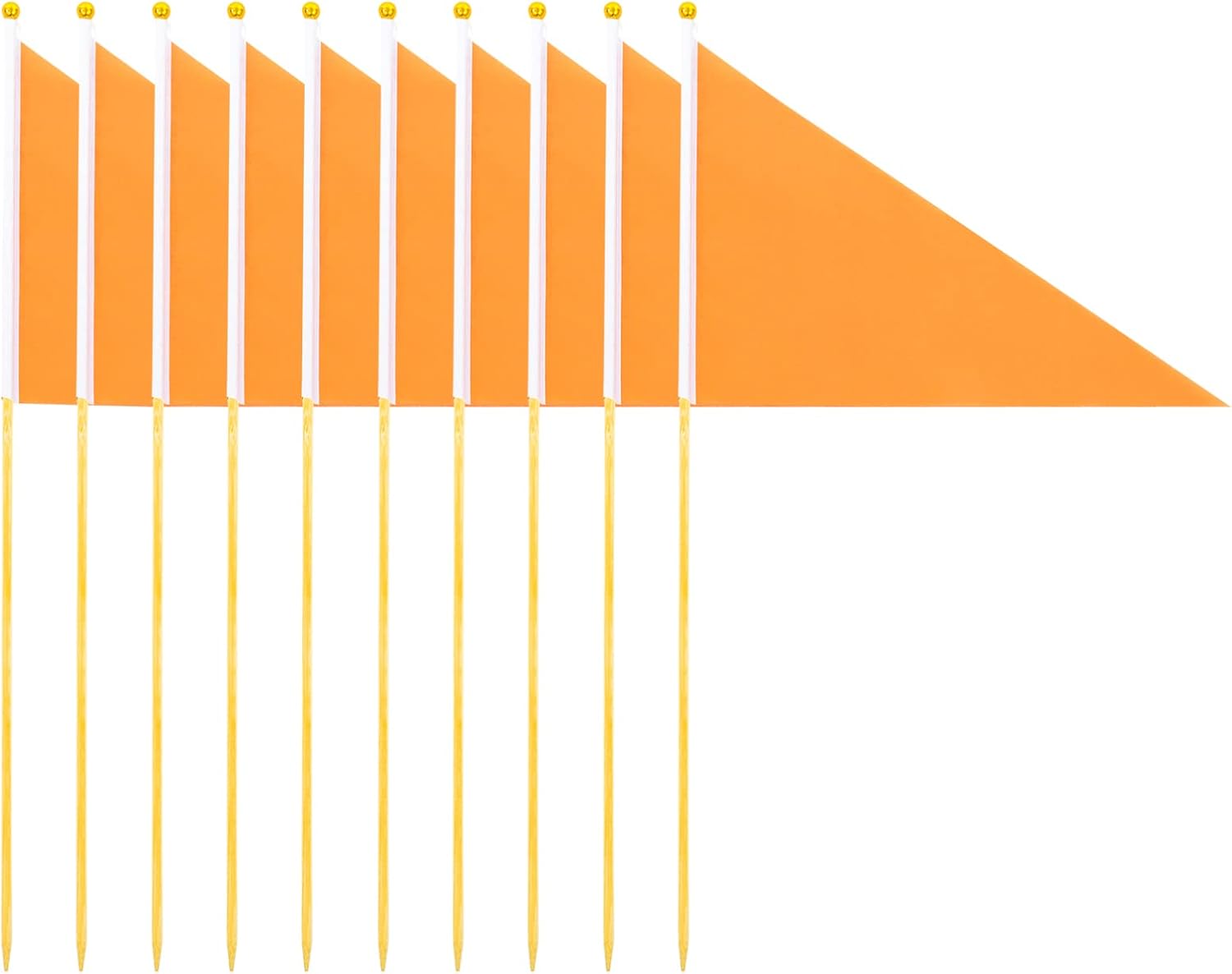 Amazon.com : GANAZONO 10pcs Yard Marking Flags Lawn Marker Flags ...