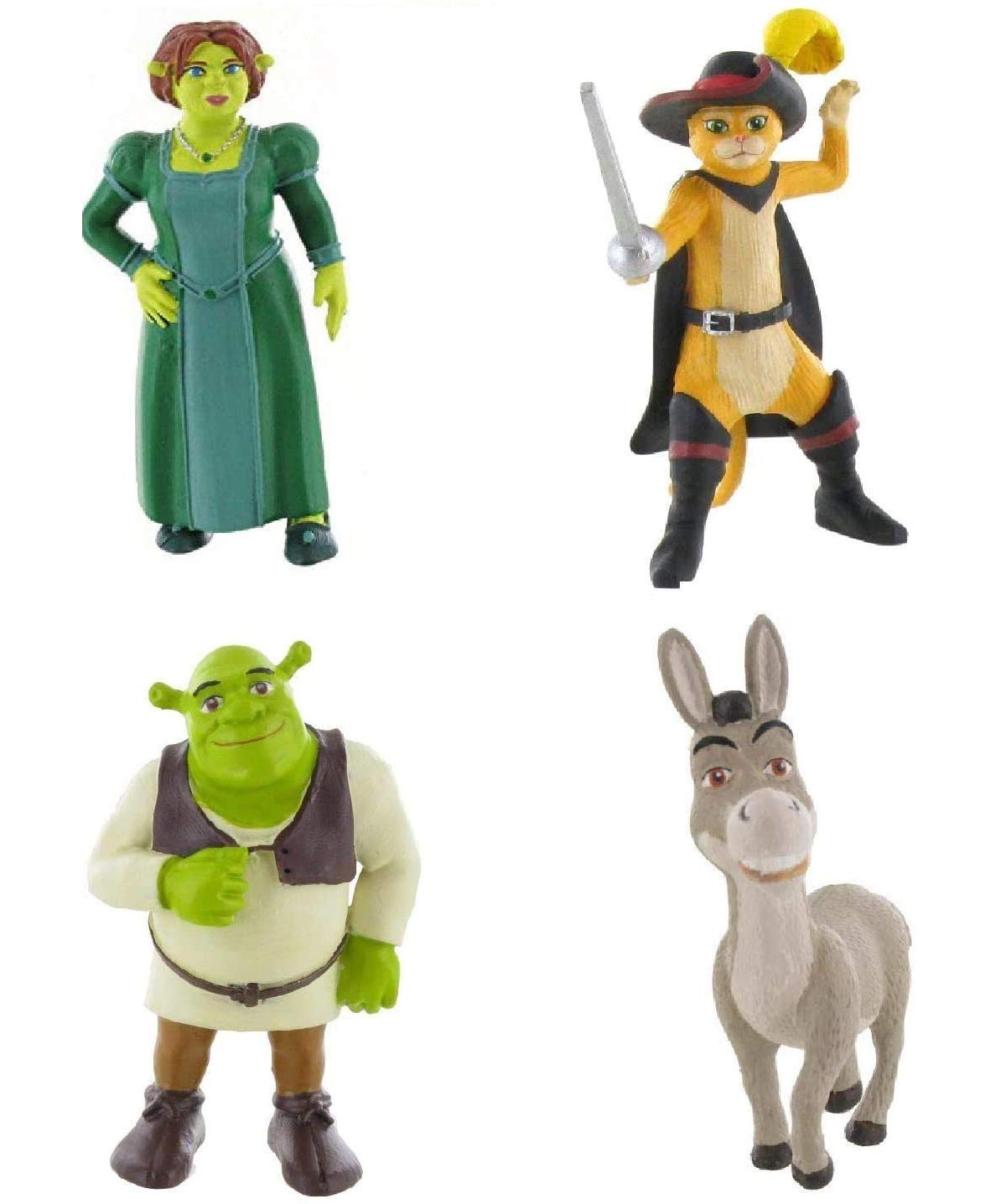 Buy Comansi Shrek Figure Set With Shrek Fiona Donkey Tomcat Online