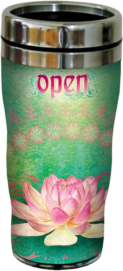 Amazon.com: Tree-Free Greetings Angi and Silas Flower Open Sip 'N Go ...