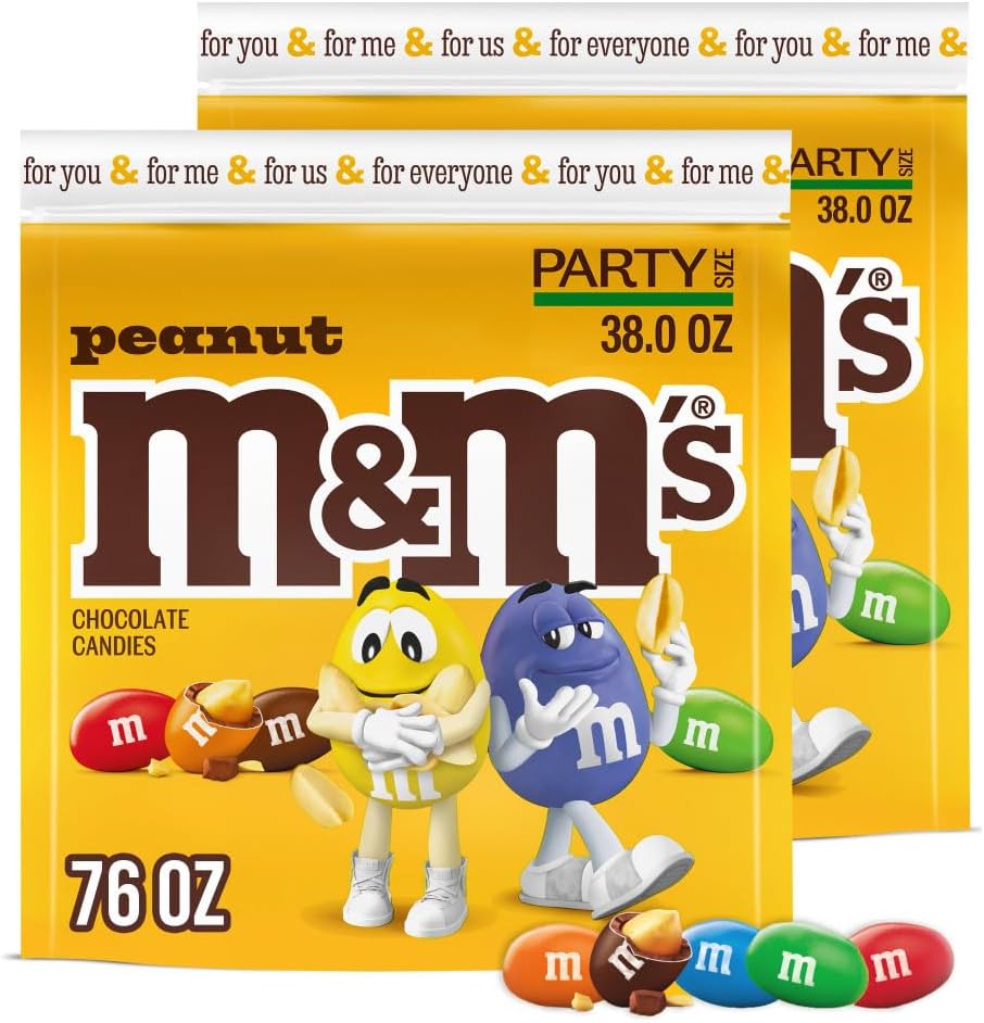 Amazon.com: M&M'S Dark Chocolate Candy, Family Size Bulk Candy ...