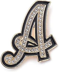 Amazon.com: Letter Brooches and Pins for Women A-Z Initial Brooch Pins ...