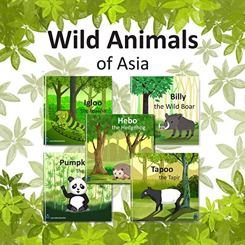 Wild Animals of Asia. Pack of 5 stories: By Wonderbeetle eBook : Philip ...