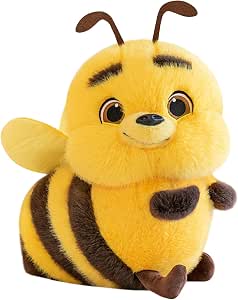 Amazon.com: PEACH CAT Bee Stuffed Animal 9" Cute Bee Plush Soft ...