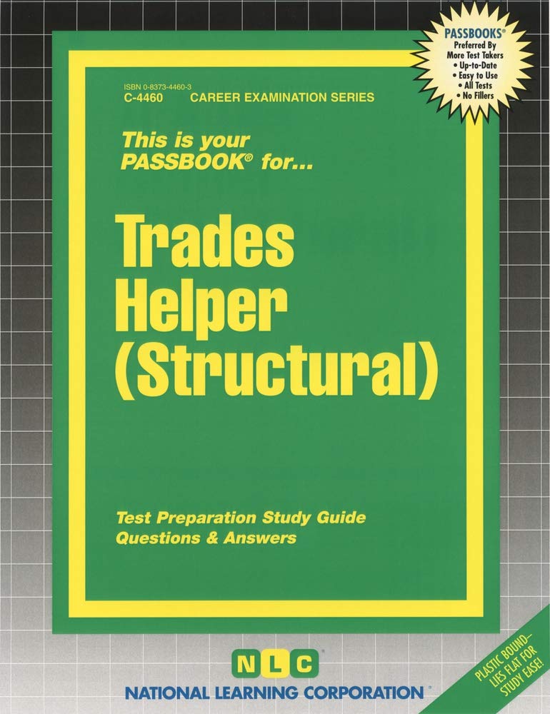 Trades Helper (Structural): Passbooks Study Guide : Buy Online at Best ...