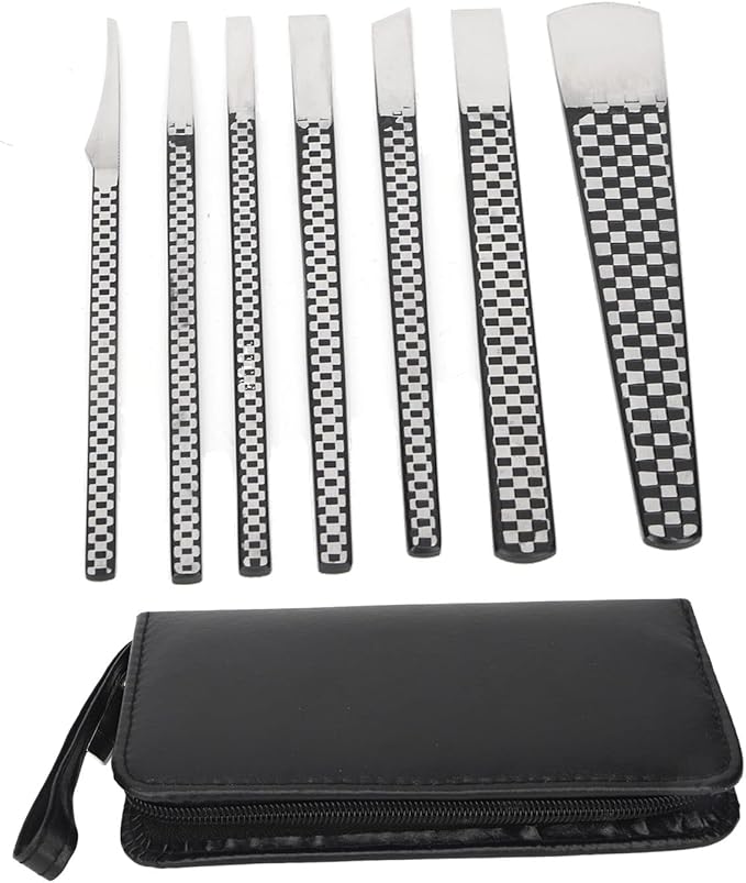 Amazon.com: Pedicure Knife Set, 7Pcs Stainless Steel Exfoliating Scrub ...