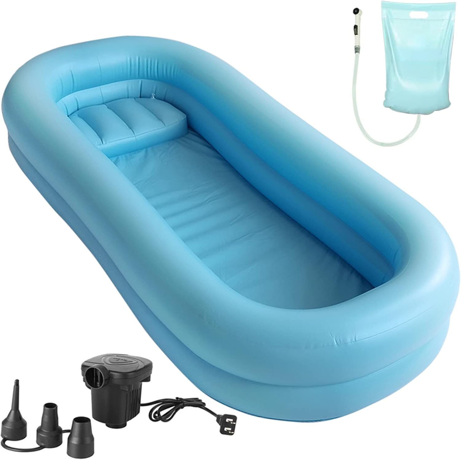 Amazon.com: PUREUV Medical Inflatable Bathtub for Adults Indoor Shower ...