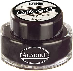 Aladine Calli & Co Ink Calligraphy Onyx Black | 15ml : Amazon.co.uk ...