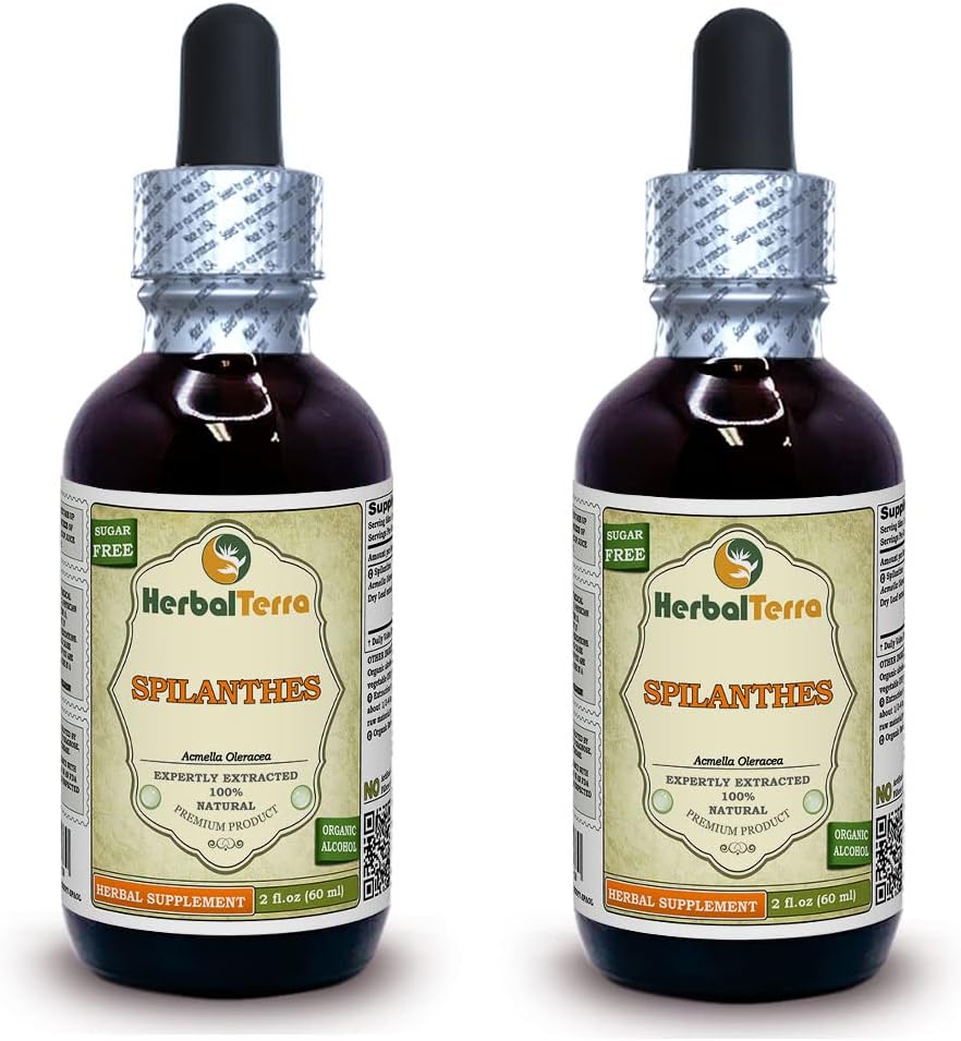 Amazon.com: Spilanthes (Acmella oleracea) Tincture, Dried Leaves ...