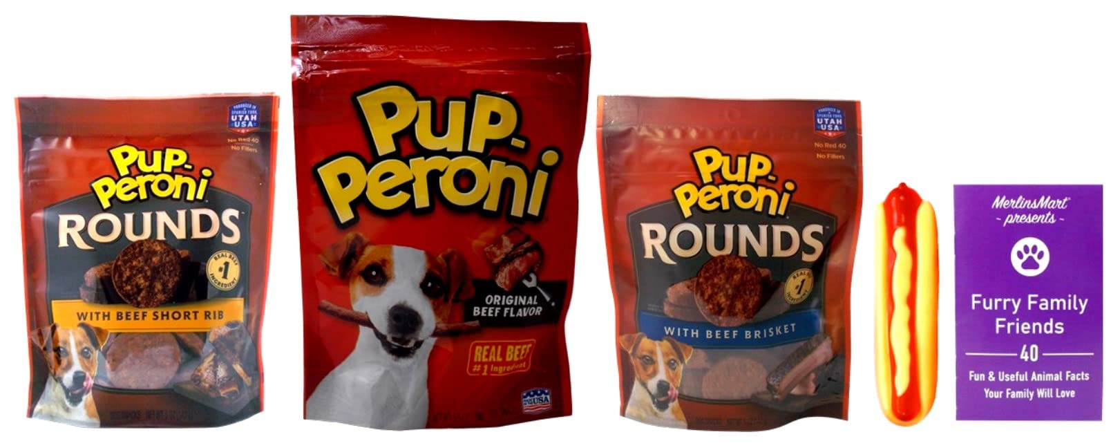 Pup Peroni Dog Treats 3 Flavor Variety 1 Each Rounds | Desertcart KUWAIT