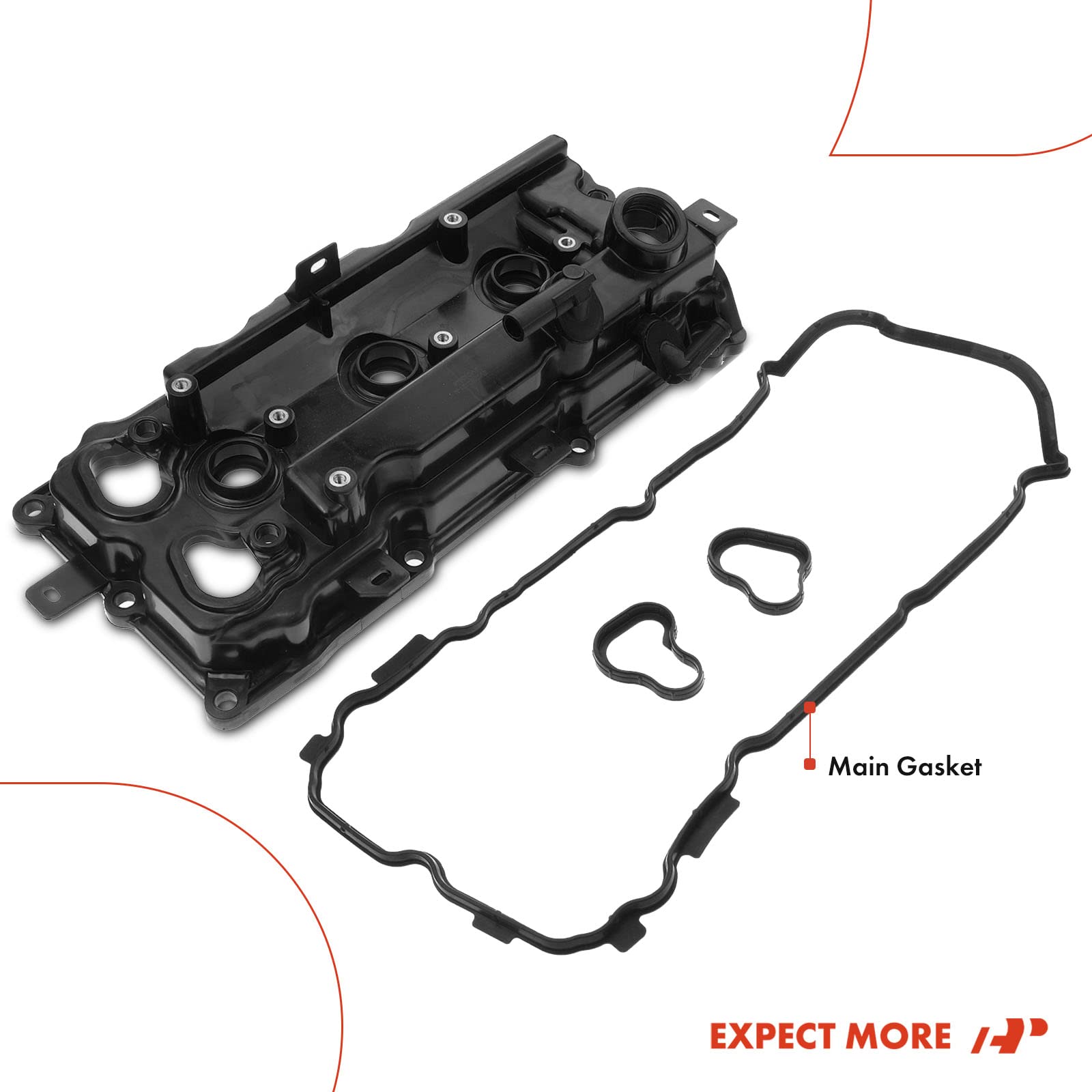 A-Premium Left Engine Valve Cover with Gasket Compatible with Nissan ...