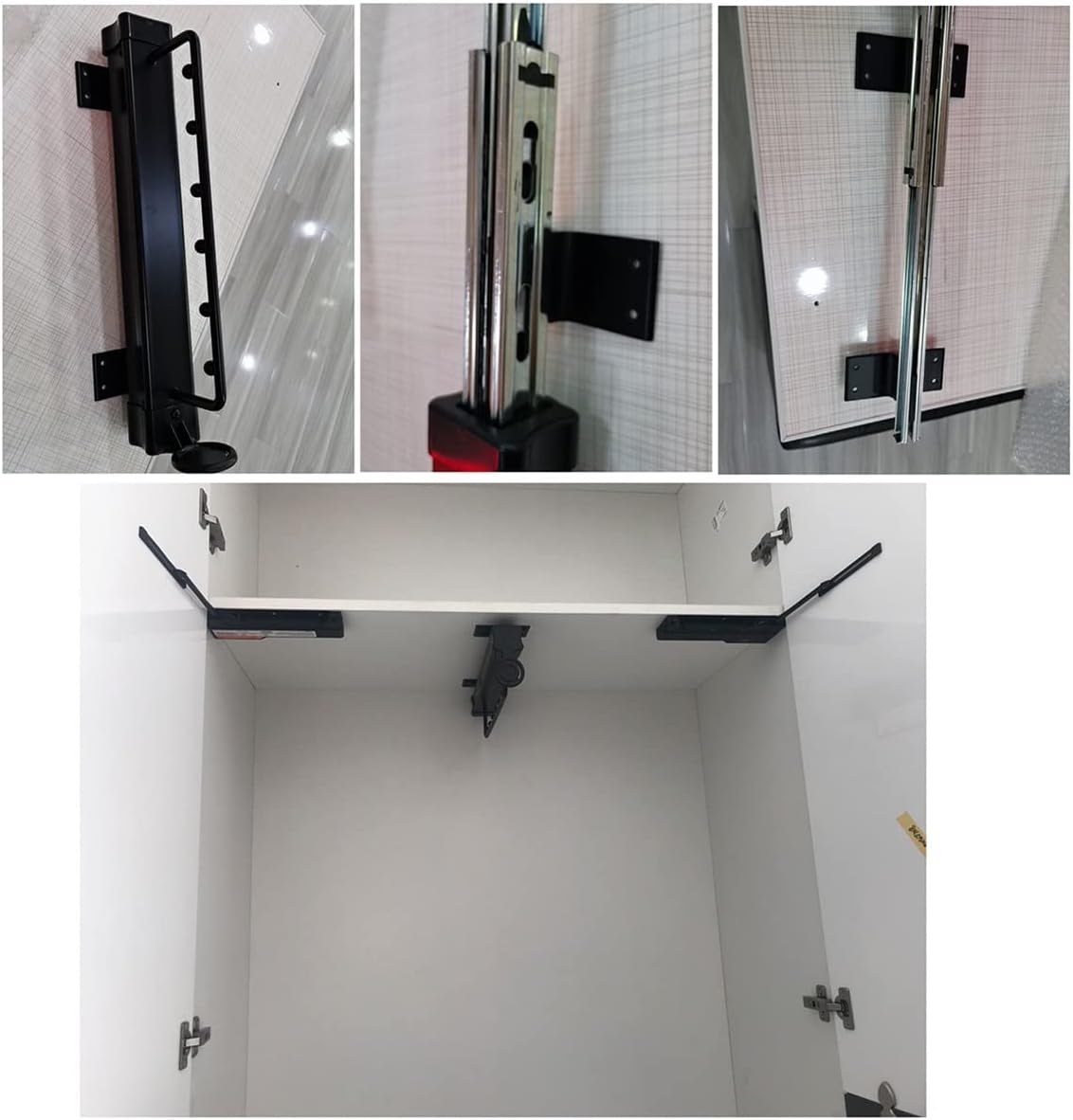 Closet Clothes Pull-Out Rail Hanger Rod Wardrobe Retractable Valet Rod ...