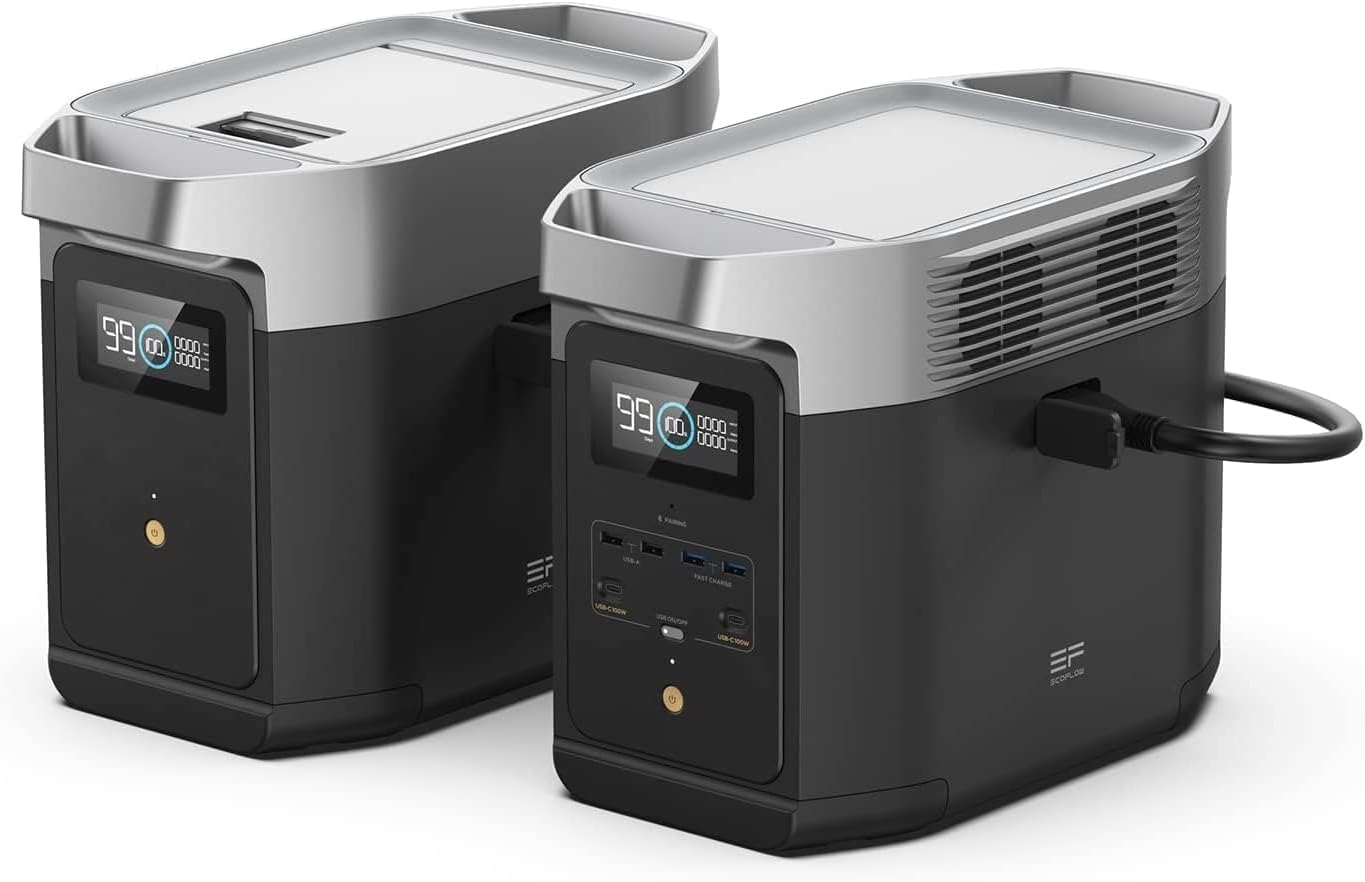 EF ECOFLOW Portable Power Station DELTA2 with Smart Extra Battery ...