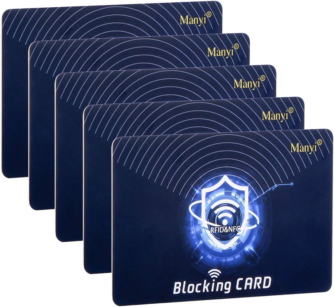 Amazon.com : Rfid Blocking Shield Guard Cards for Full Wallet Security ...