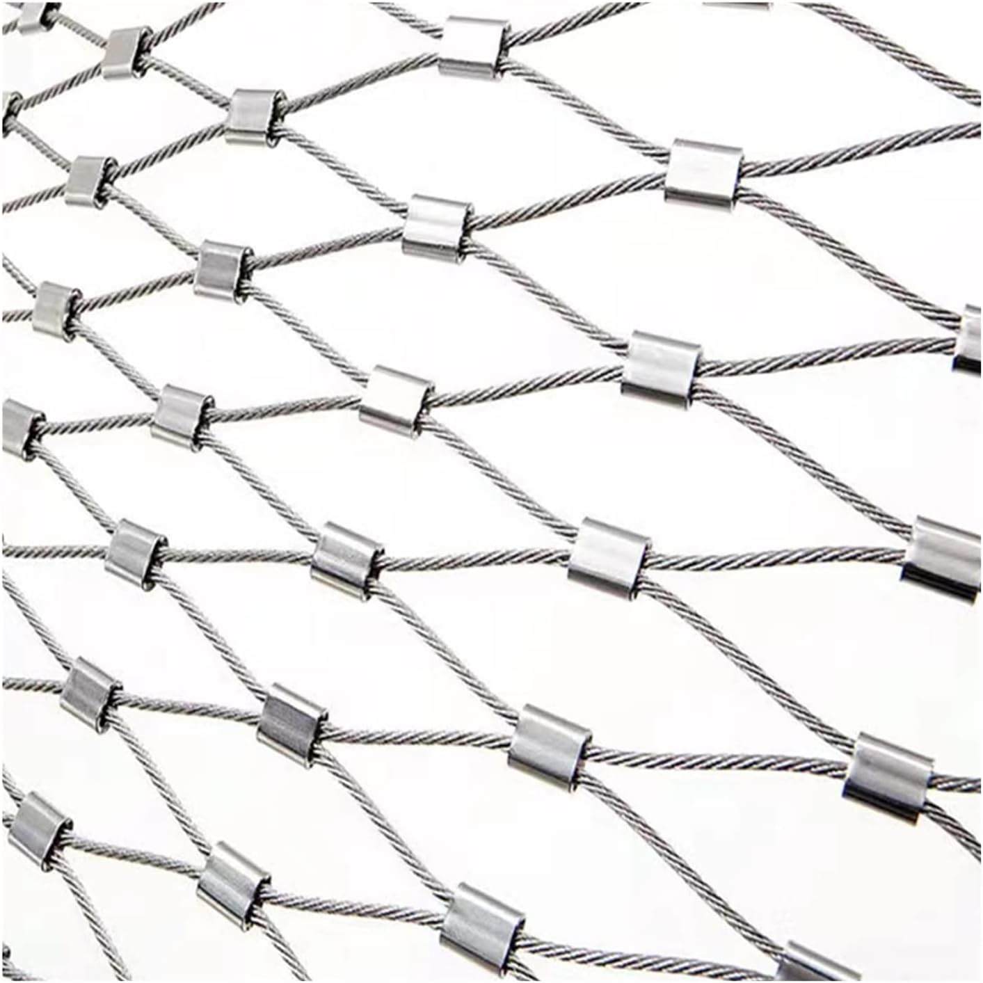 Amazon.com: LXBAMKEA 304 Stainless Steel Rope Net, Mesh Hole 6 CM ...