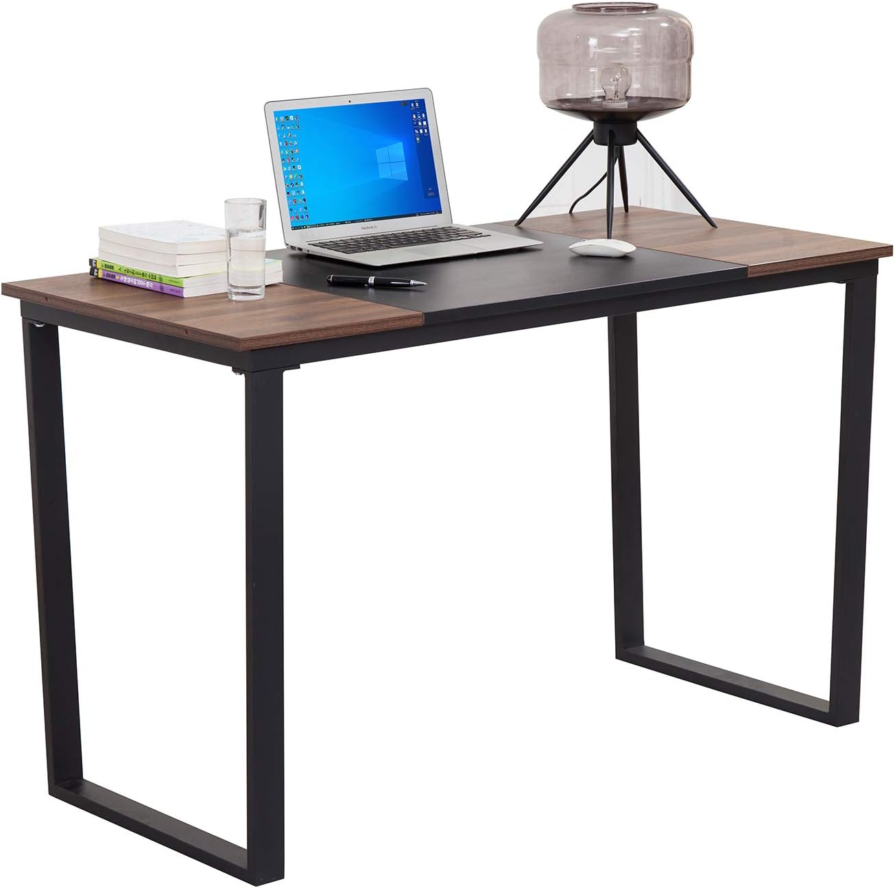 Amazon.com: Dorriss Home Office Computer Desk, Modern Simple Sturdy ...