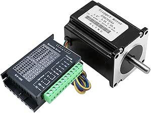 Amazon.com: TB6600 / DM542 / DM556 23 Stepper Motor Driver with Nema23 Stepper Motor 2N.M 76cm ...