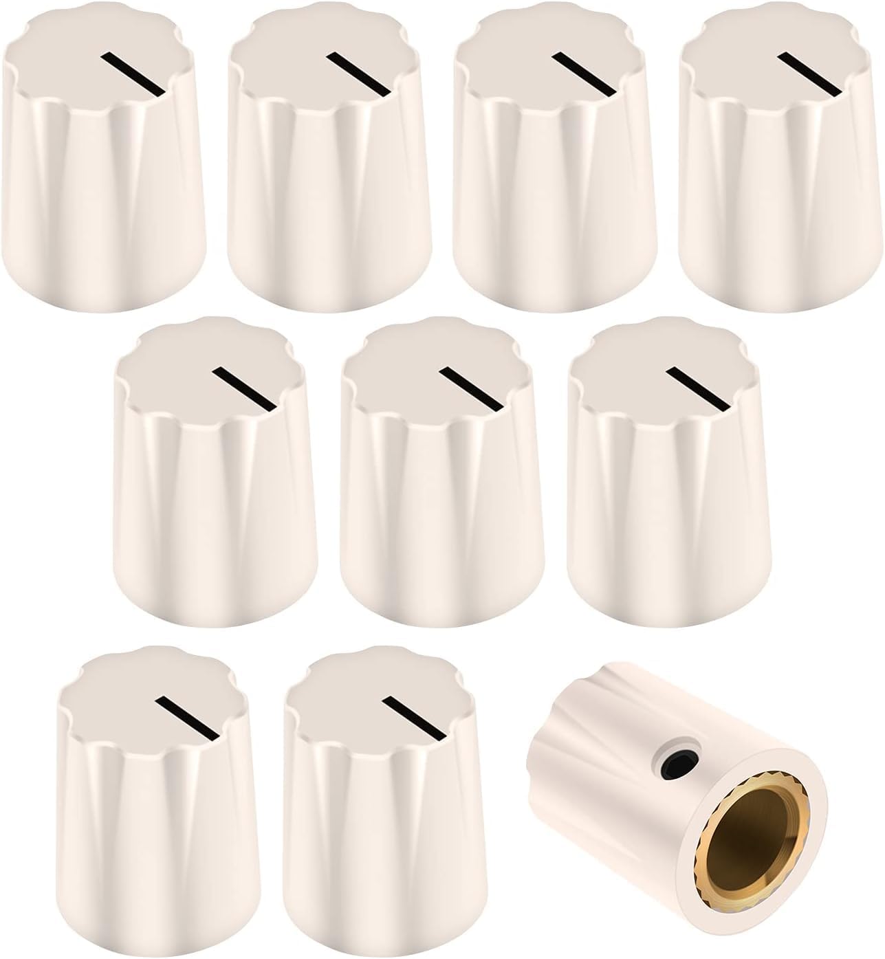 Amazon.com: DAIERTEK 13PCS Guitar Effect Pedal Knob Metal Black with ...