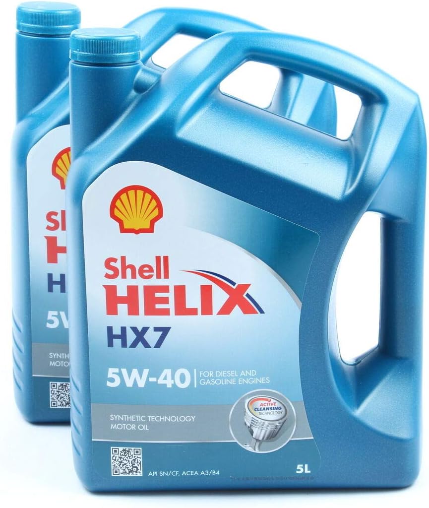 Shell Olio lubrificante per motori Helix HX7 5W-40 5 litri : Amazon.it ...