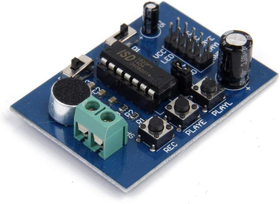 Amazon.com: UIOTEC ISD1820 Voice Board Sound Recorder for Arduino ...