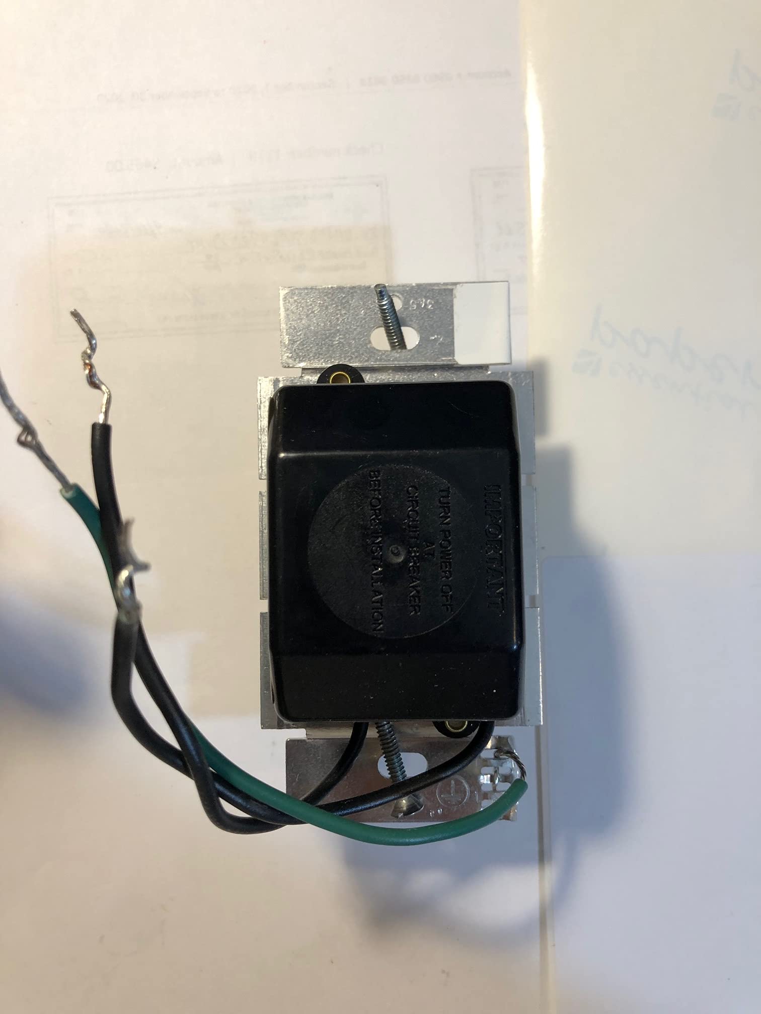 Rotary Action Fan Control - Quiet 3 Speed - Hampton Bay Fan Control ...