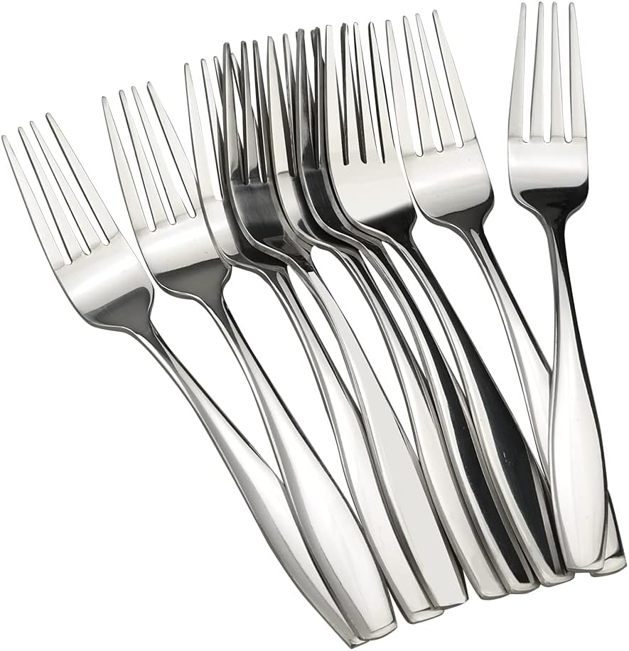 Amazon.com: Ggbin Stainless Steel Dessert Fork, 12 Pieces Small Salad ...