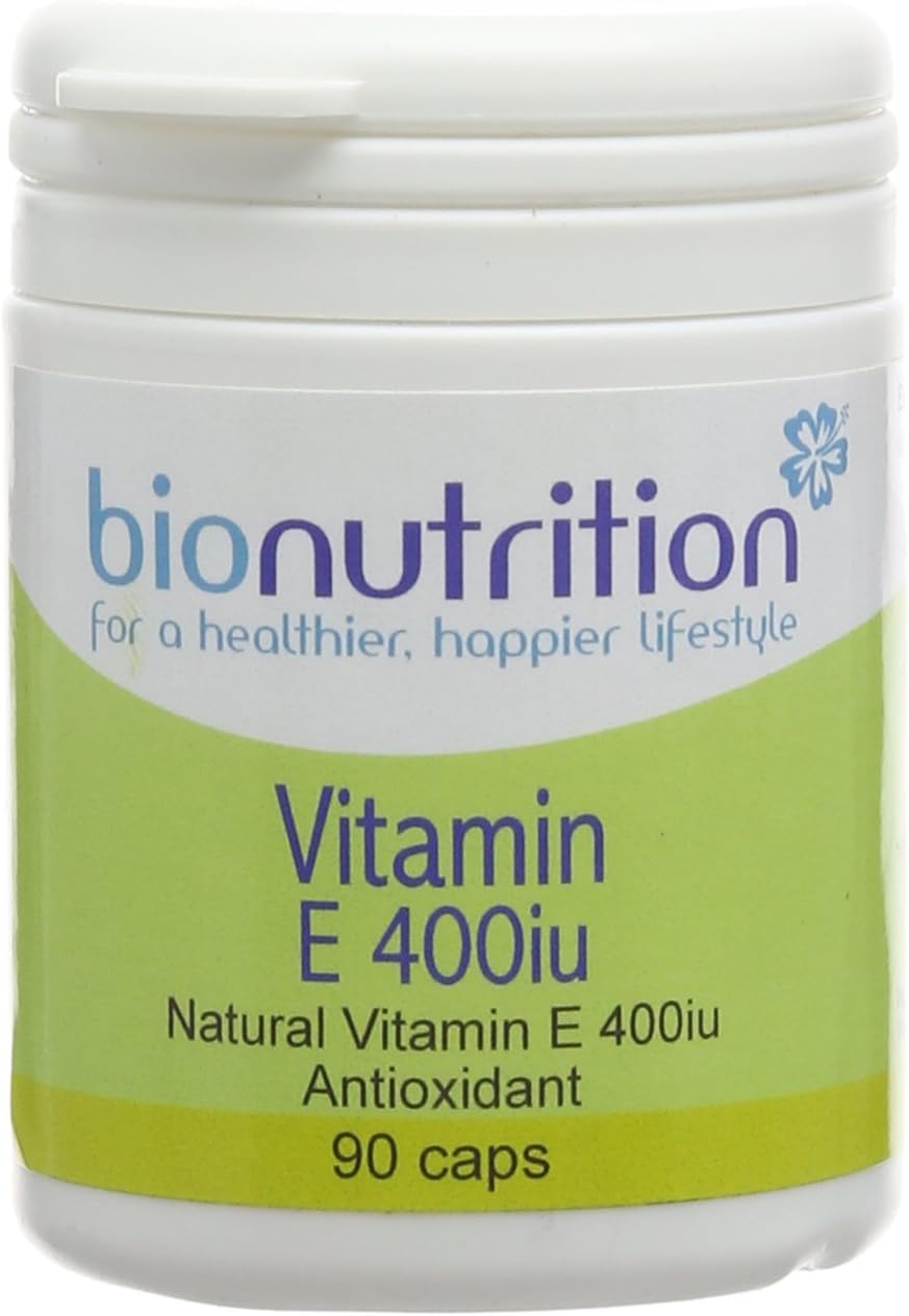 Bio Nutrition Vitamin E 400iu - Antioxidant Vitamin - 90 caps : Amazon ...