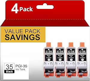 Amazon.com: PGI-35 Black Ink Cartridges Replacement for Canon 35 36 PGI ...