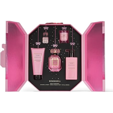 Amazon.com : Victoria's Secret Bombshell 3 Piece Luxe Fragrance Gift ...