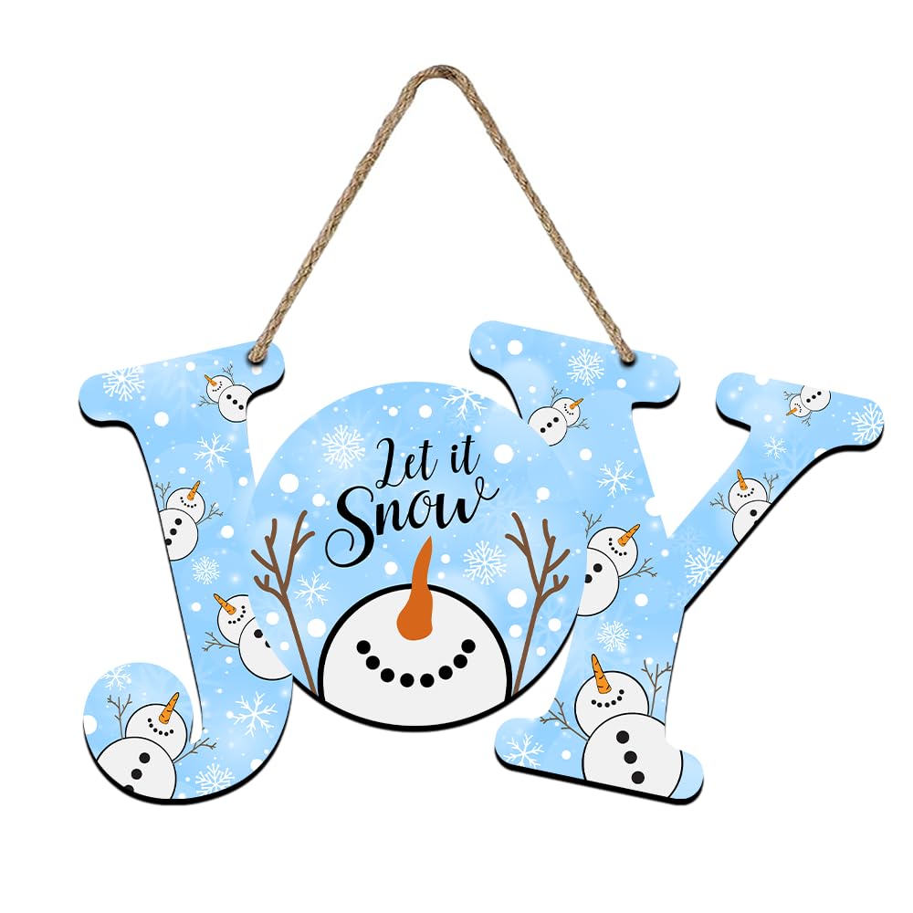 Christmas Joy Snowman Clip Art