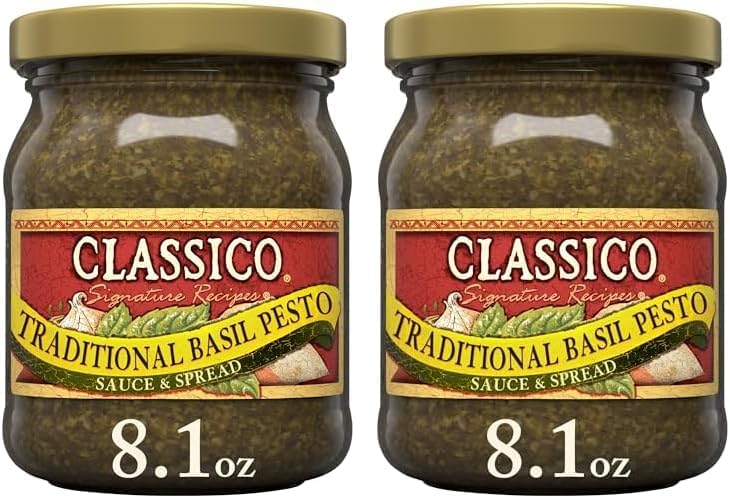 Amazon.com: Classico Signature Recipes Traditional Basil Pesto Sauce ...