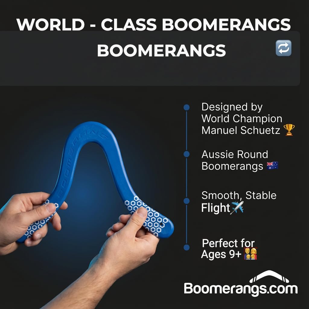 Snapklik.com : Colorado Boomerangs Manu Pro Blue Boomerang
