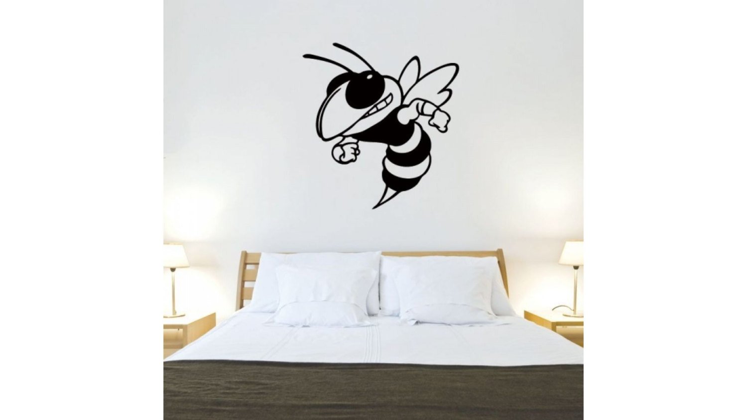 Amazon.com: Angry Bee Hornet Bumble bee Nursery Decals Wall Stickers ...