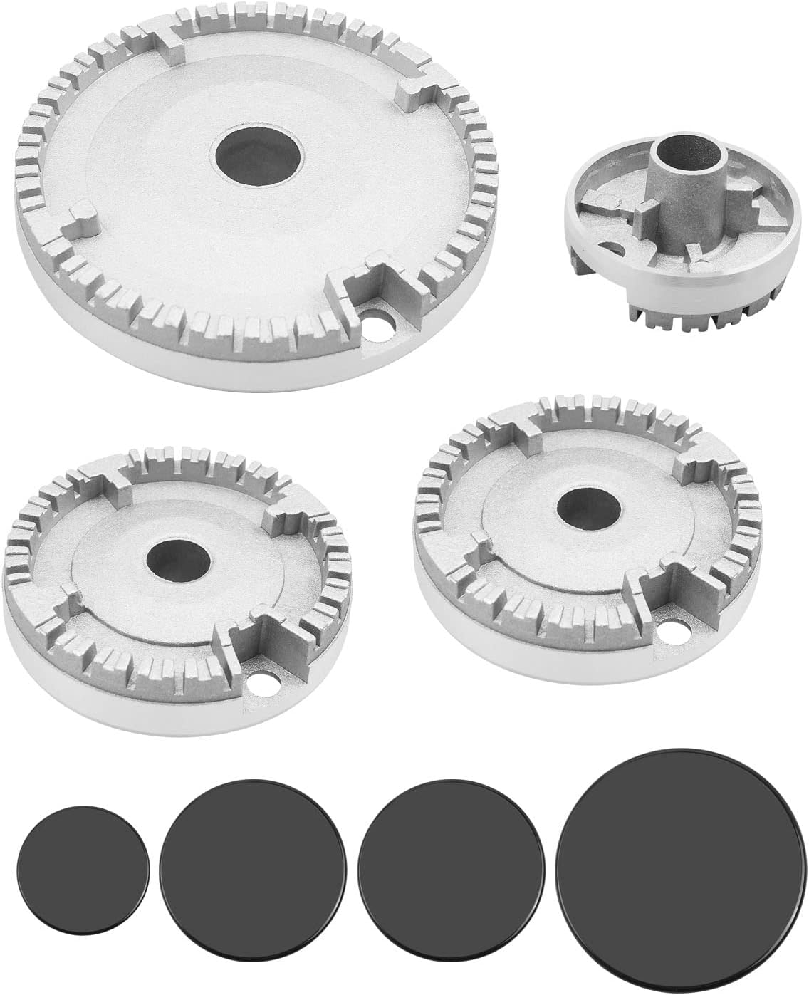 Amazon.com: Universal Cooker Hat Set, Oven Gas Hob Burner Crown Flame ...