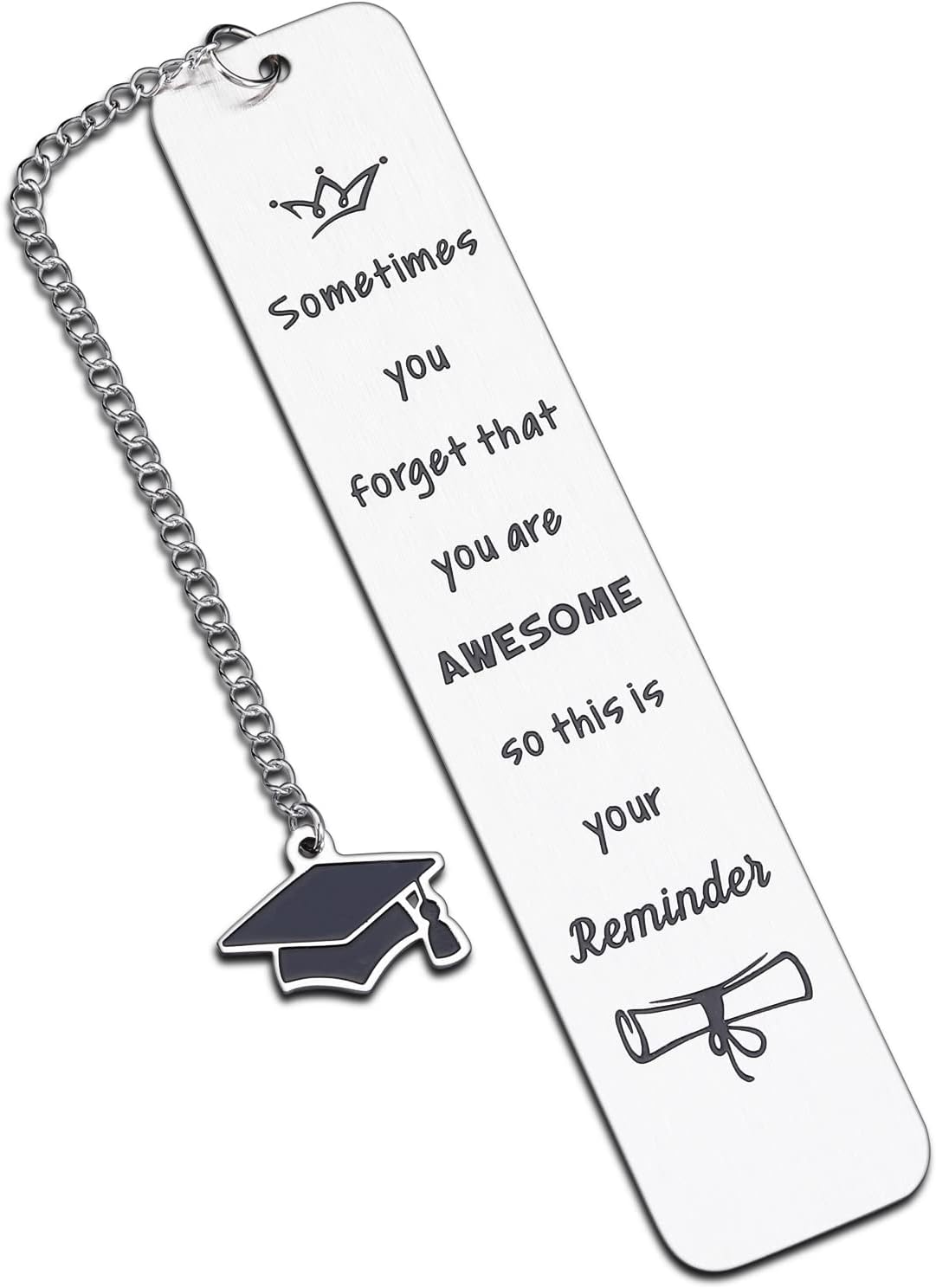 Amazon.com: 2024 Graduation Bookmark Gifts for him her Inspirational ...