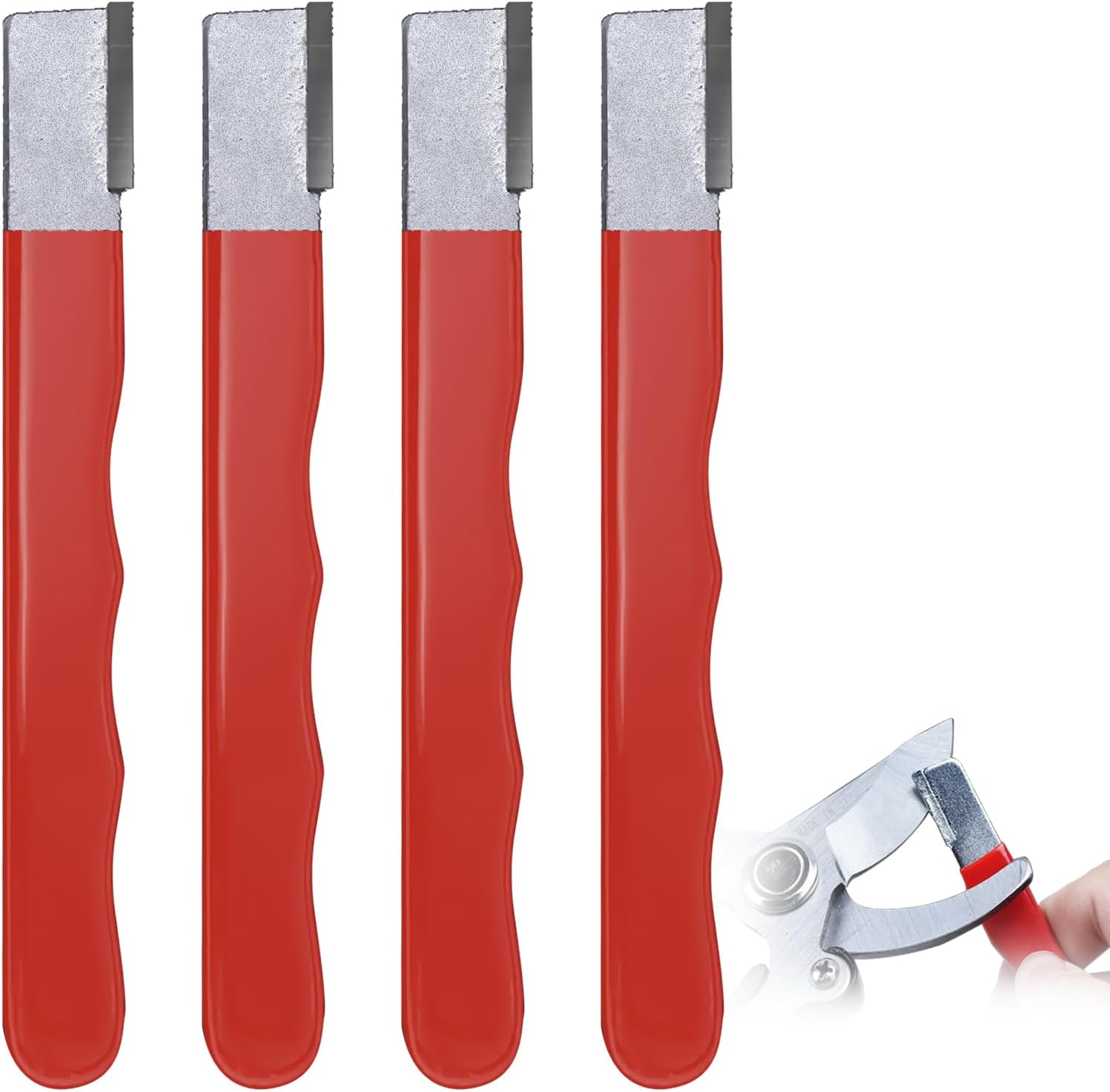 Amazon.com: 4 Pcs Garden Tool Sharpener, Garden Tool Blade Sharpener ...